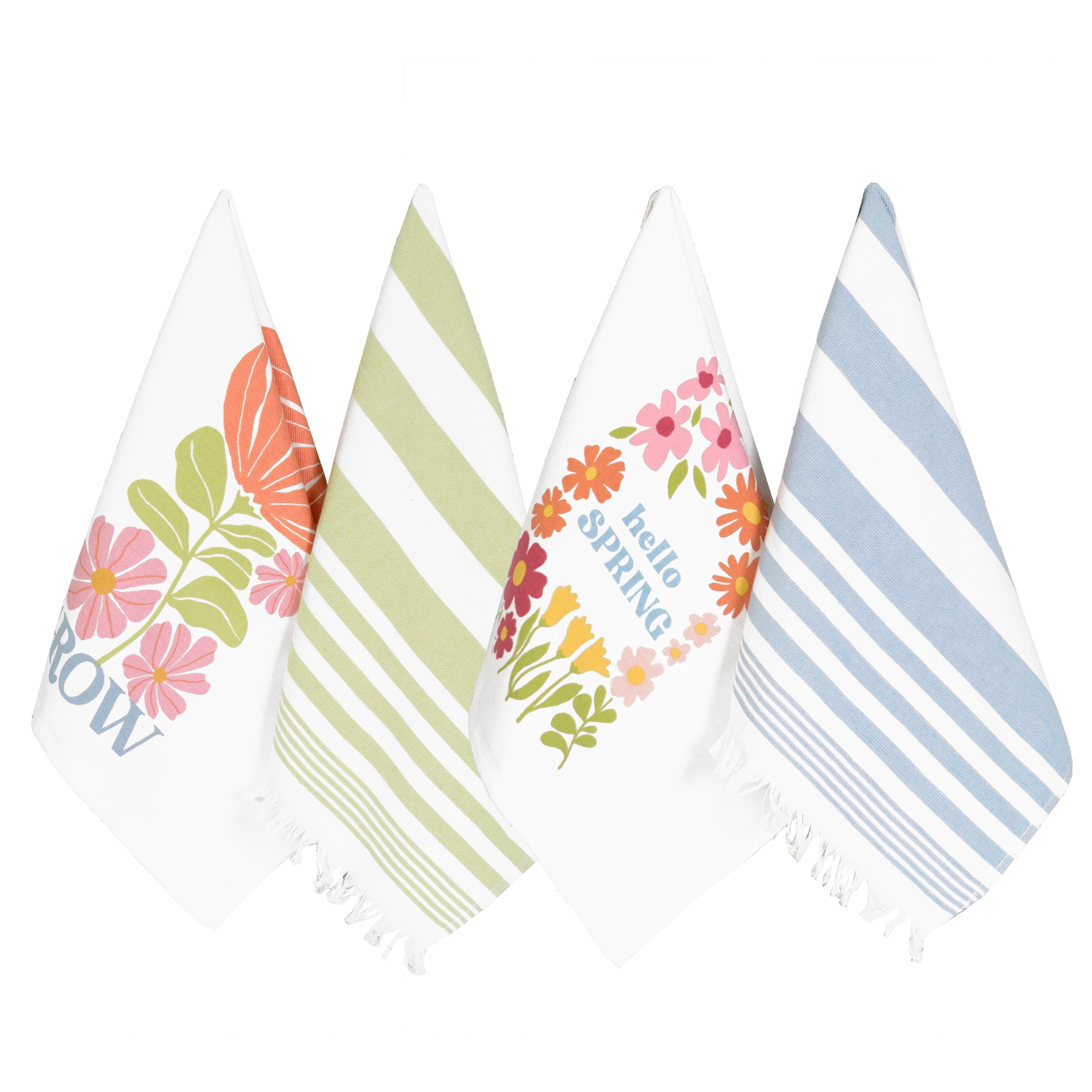 RITZ 100% Cotton Kitchen Towels, Hello Spring Floral – Absorbent Dish ...