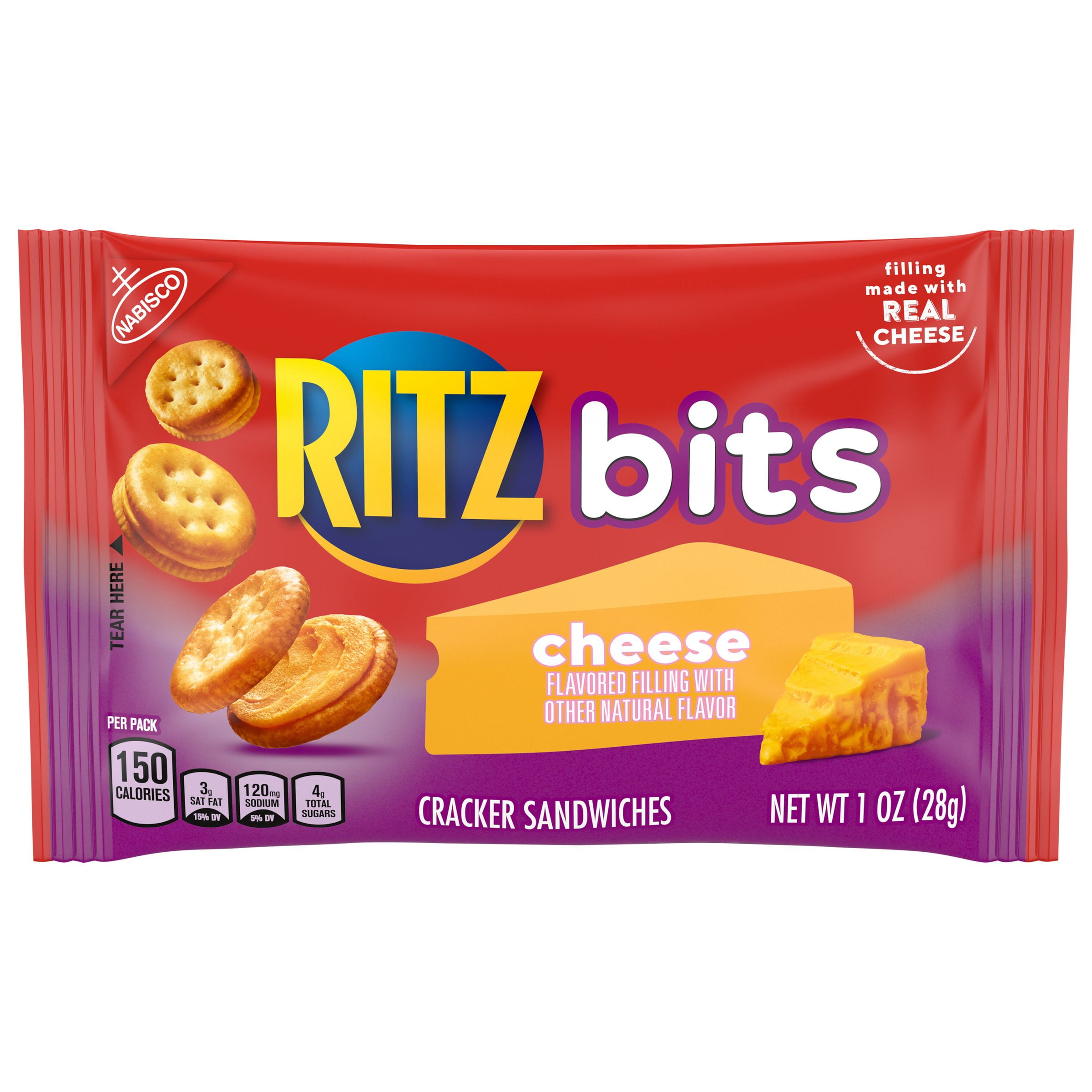 RITZ BITS CHEESE CRACKERS 1 OZ - Walmart.com