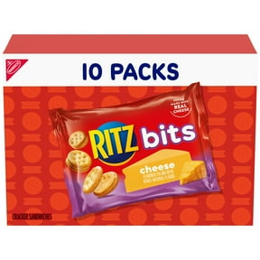 RITZ Spicy Queso Cheese Sandwich Crackers, Bite-Sized Flaky Snacks with ...