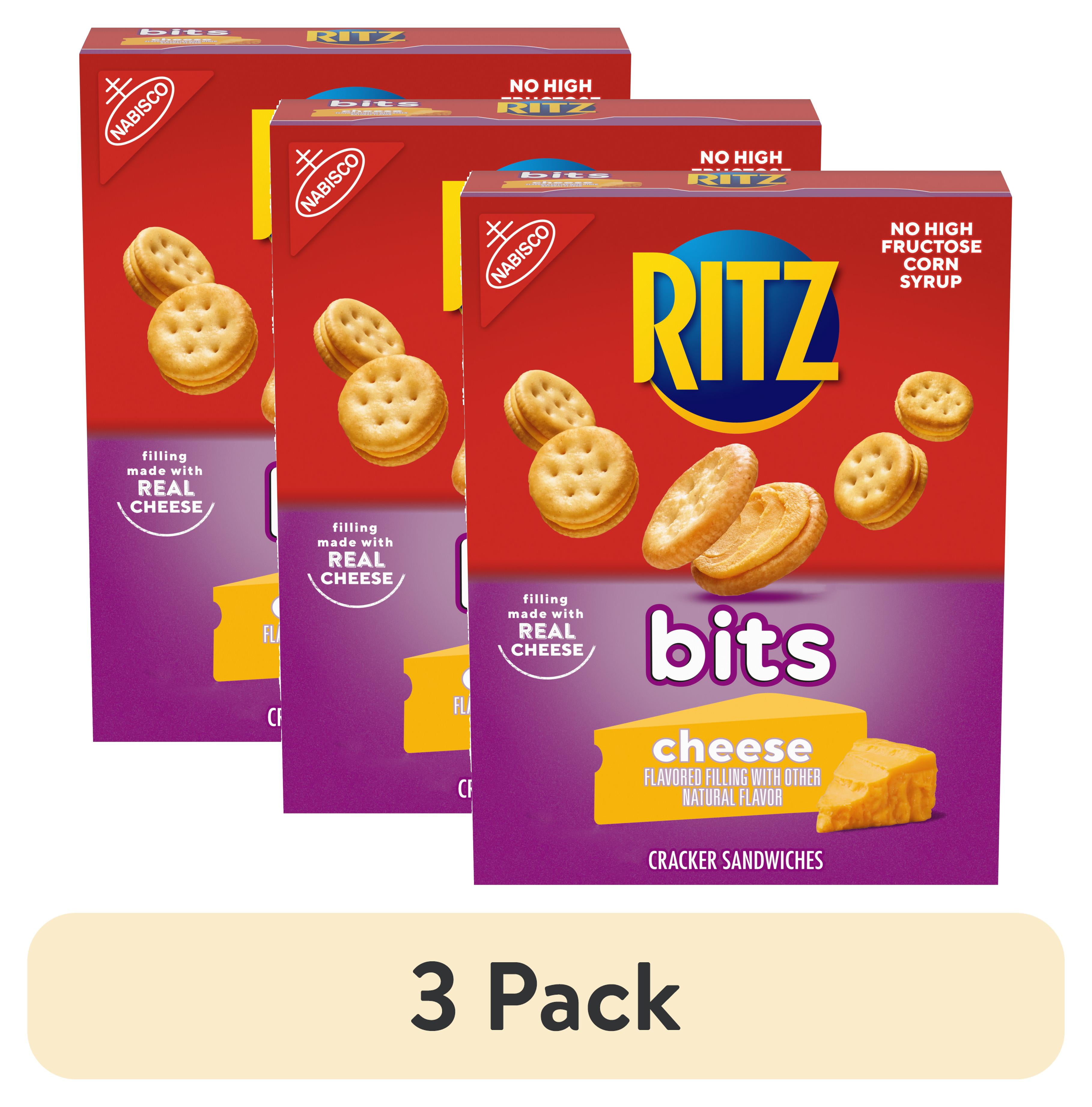 (3 pack) RITZ Bits Cheese Sandwich Crackers, 8.8 oz - Walmart.com