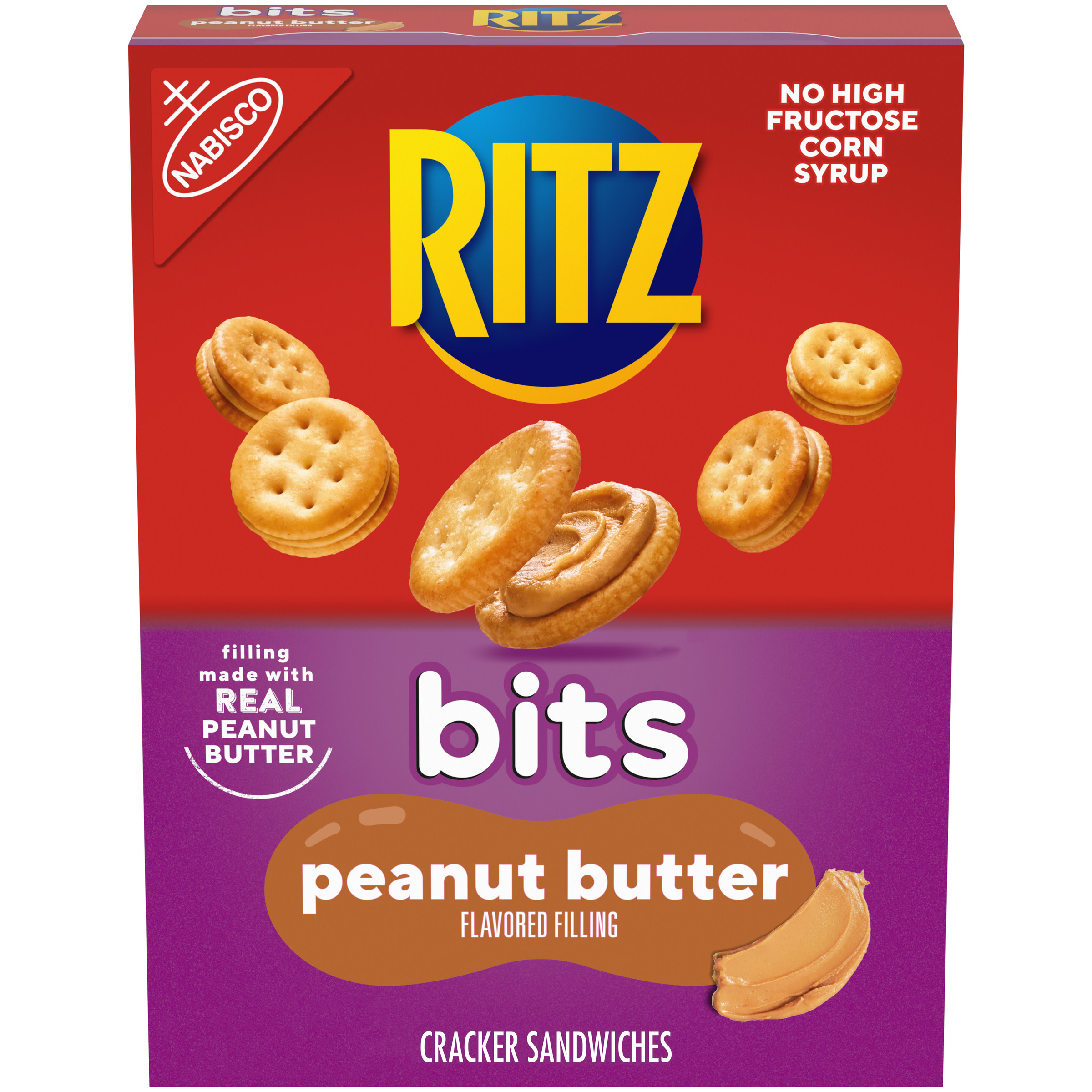 RITZ Peanut Butter Sandwich Crackers, 8 - 1.38 oz Packs - Walmart.com