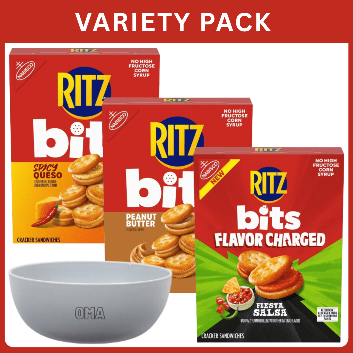 RITZ Bits Spicy Queso Cheese, Peanut Butter & Fiesta Salsa Sandwich ...