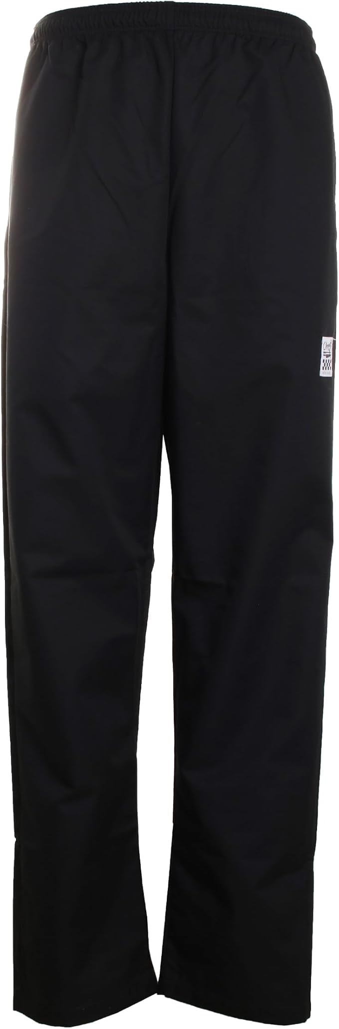 RITZ Chef Revival Basic Chef's Pants, Black, 2" Elastic Waistband, 2X ...