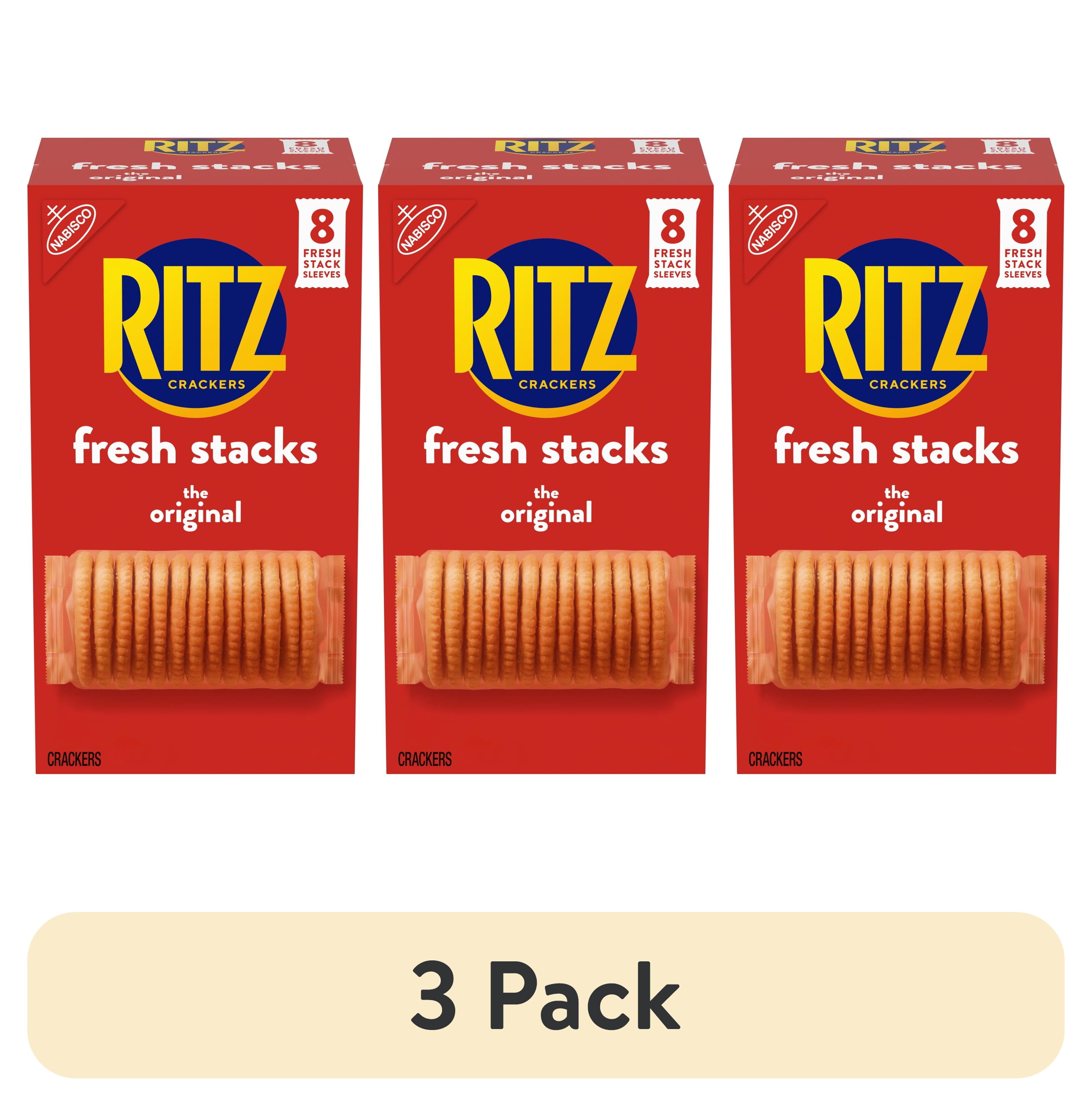 (3 pack) RITZ Fresh Stacks Original Crackers, 11.8 oz (8 Stacks ...