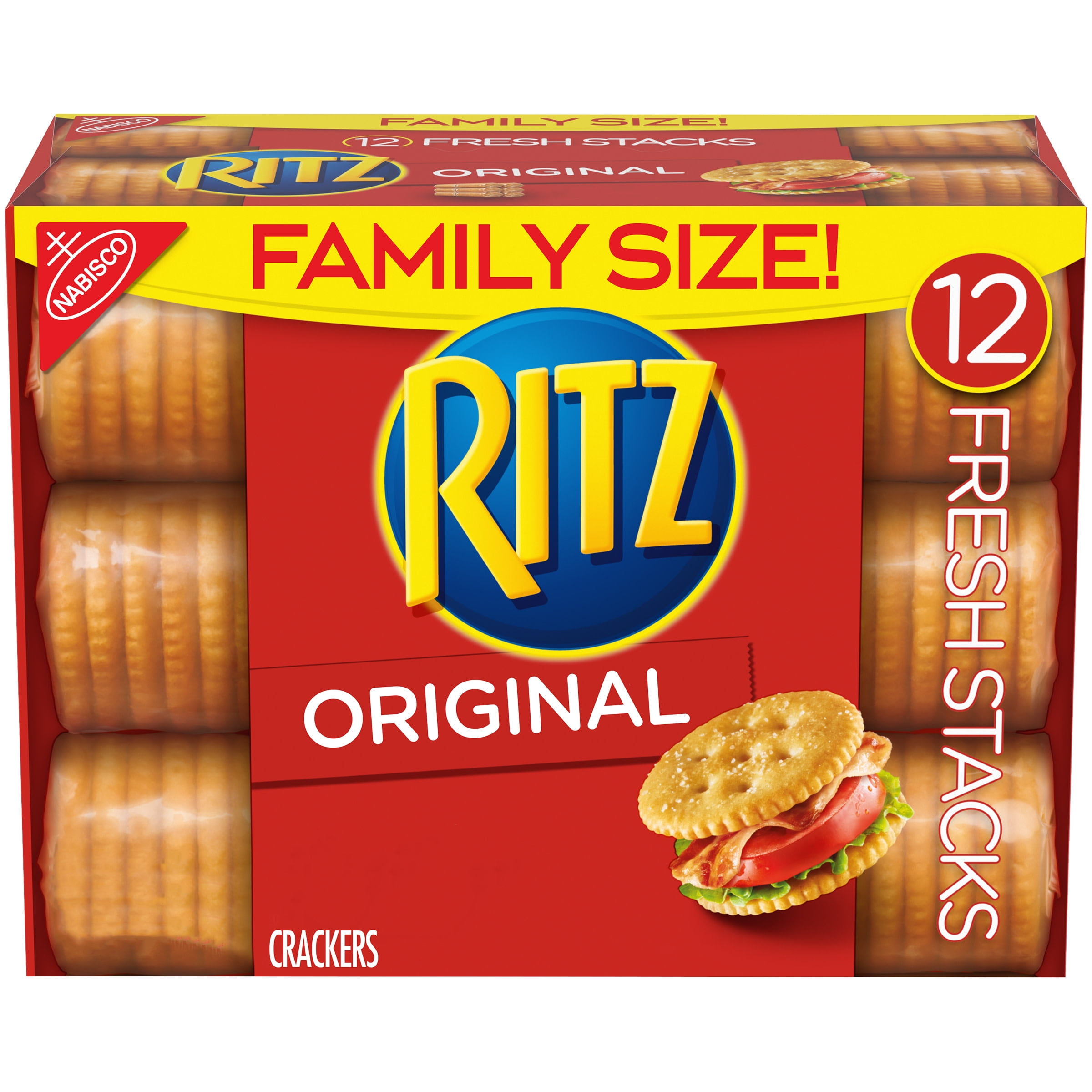 RITZ Fresh Stacks Original Crackers, Family Size, 17.8 oz - 2 Pack ...
