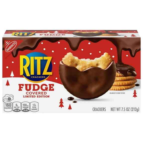 RITZ Fudge Covered Holiday AIF9 Crackers, Limited Edition, 7.5 oz ...