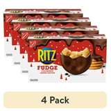 (4 pack) RITZ Fudge Covered Holiday Crackers, Limited Edition, 7.5 oz ...