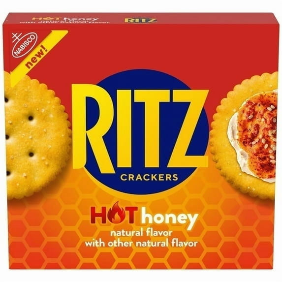 RITZ Hot Honey Crackers, Snacks for Kids and Adults, Lunch Snacks, 13.7 ...