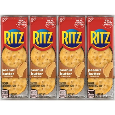 RITZ Bits Peanut Butter Sandwich Crackers, 8.8 oz - Walmart.com