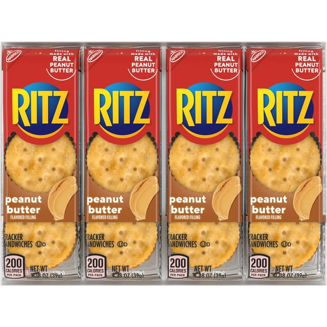 RITZ LUNCHBOX CRACKERS PEANUT BUTTER 1.38Z - Walmart.com