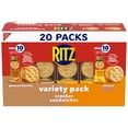 RITZ Peanut Butter Sandwich DHF10 Crackers and Cheese Sandwich Crackers ...