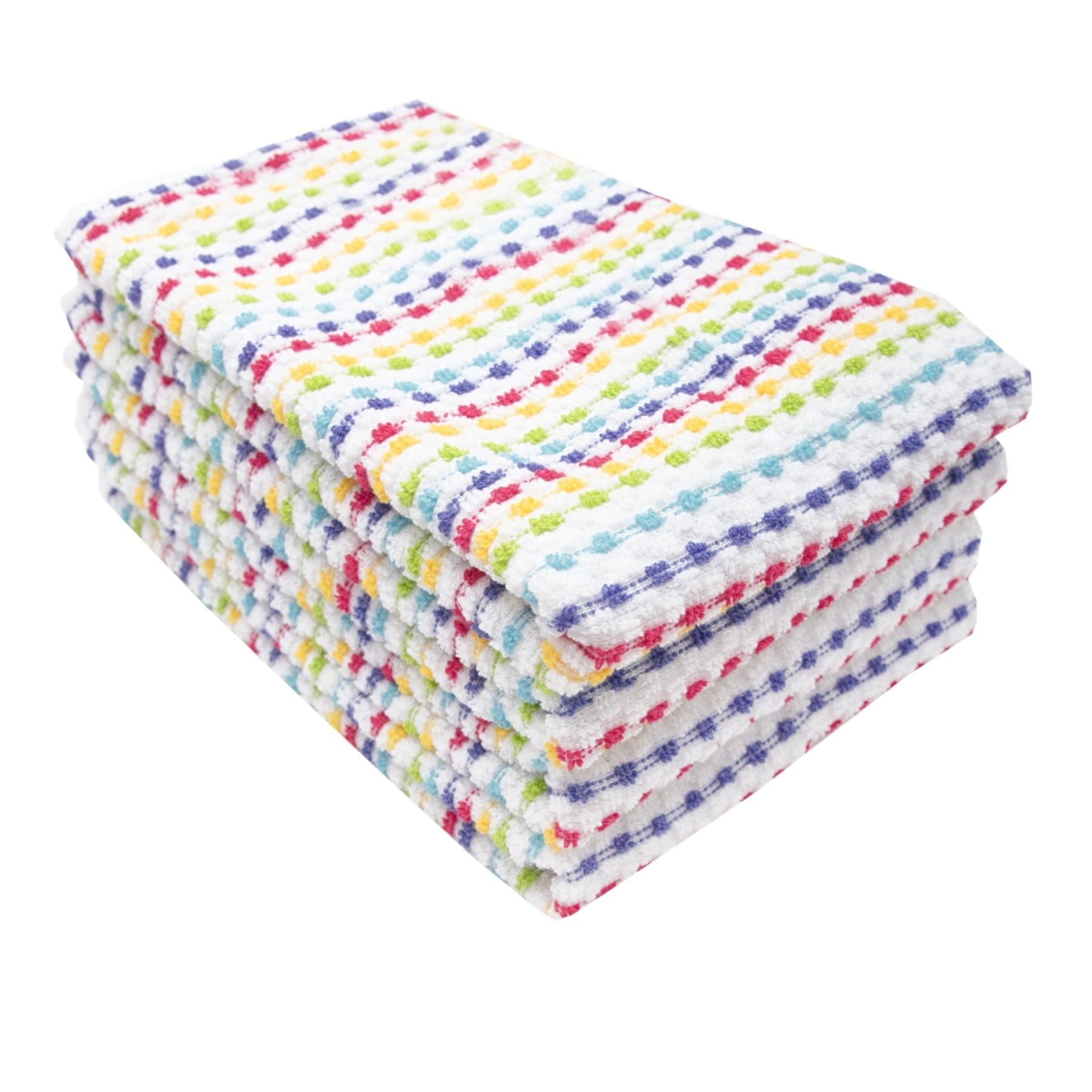 RITZ Pebble Absorbent Cotton Terry Dish Cloths, Bar Mop Kitchen Towel ...