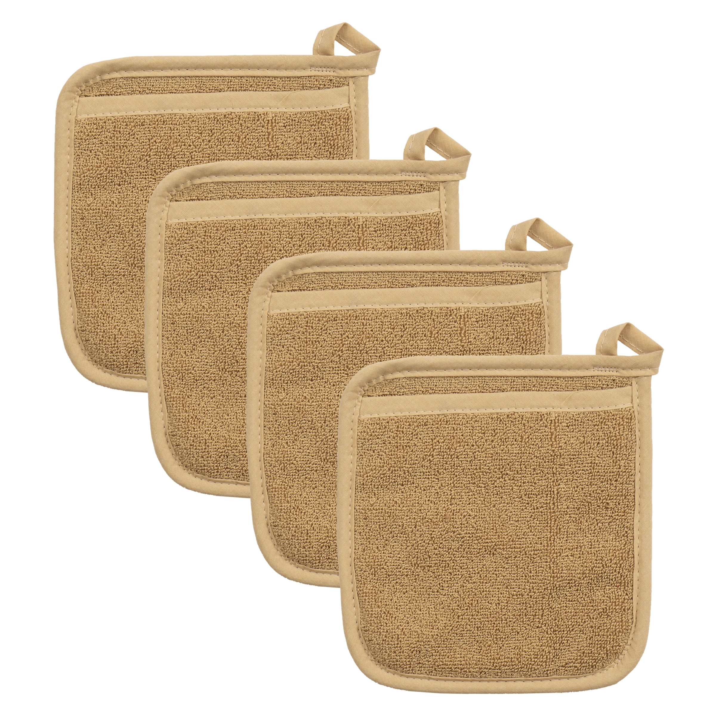 RITZ Terry Pocket Mitt Set, 4-Pack, Straw - Walmart.com