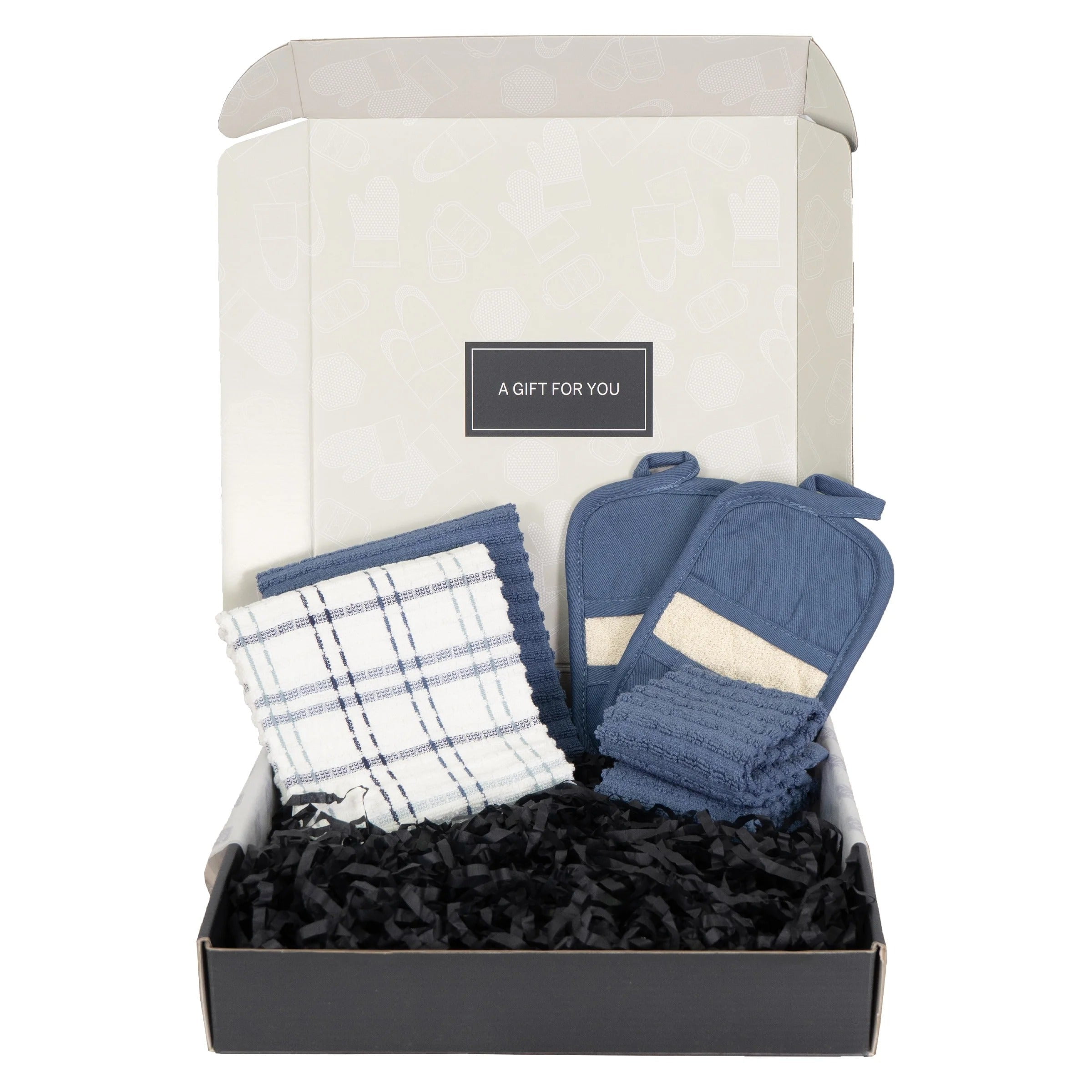 RITZ Royale Jewel Collection, 6-Piece Kitchen Gift Set, Federal Blue ...