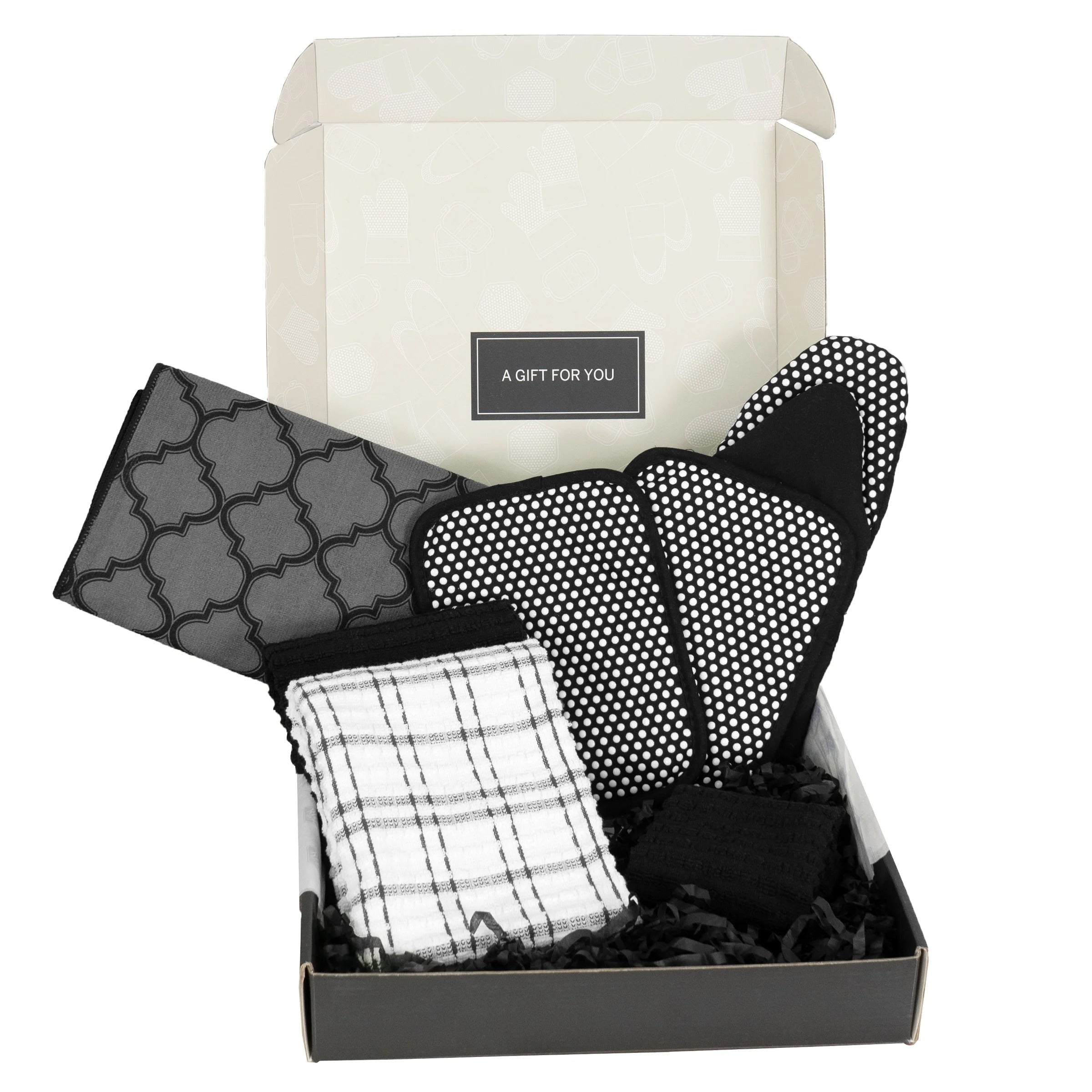 RITZ Royale Majesty Collection, 7-Piece Kitchen Gift Set, Black ...