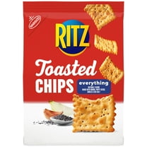 RITZ Oven Baked Crispy Toasted Chips, Sour Cream and Onion, Family Size ...
