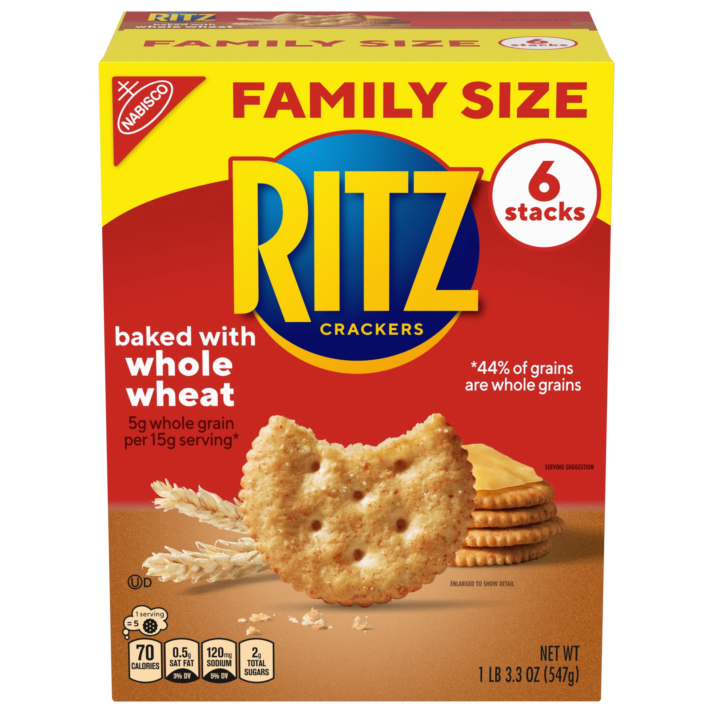 RITZ WHOLE WHEAT CRACKERS 19.3 OZ - Walmart.com