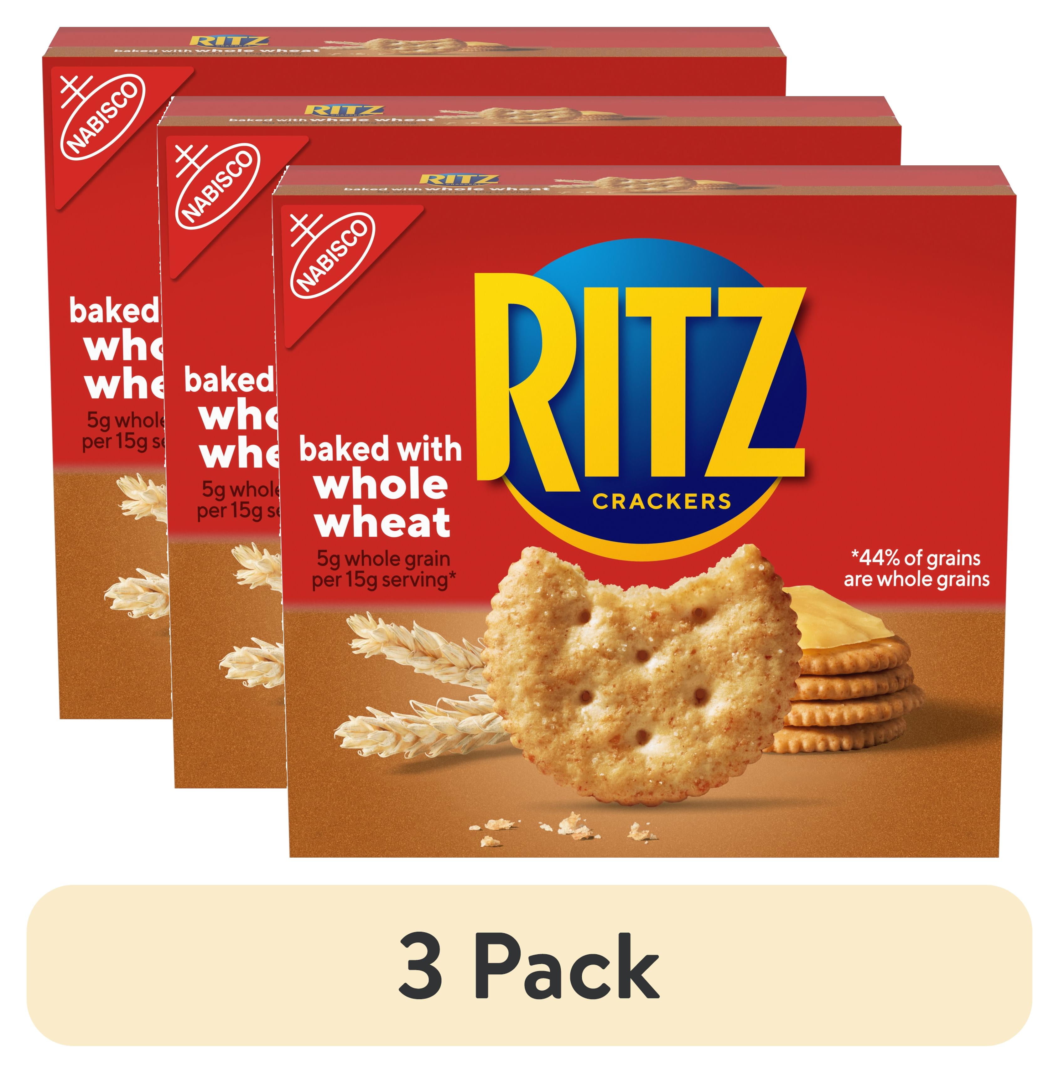 (3 pack) Nabisco Ritz Whole Wheat Classic Crackers, 12.9 oz - Walmart ...
