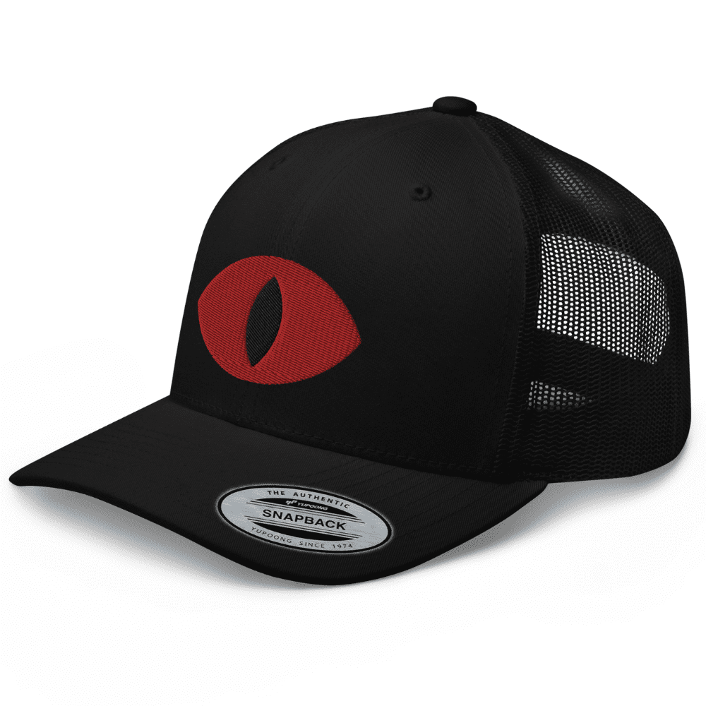 RIVEMUG Cult of The Lamb Eye Trucker Hat Curved Bill Mid Crown ...