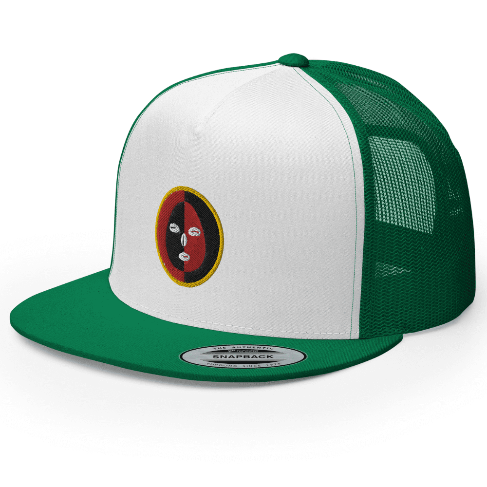 RIVEMUG Eleggua Trucker Hat Flat Bill High Crown Adjustable Gorra ...