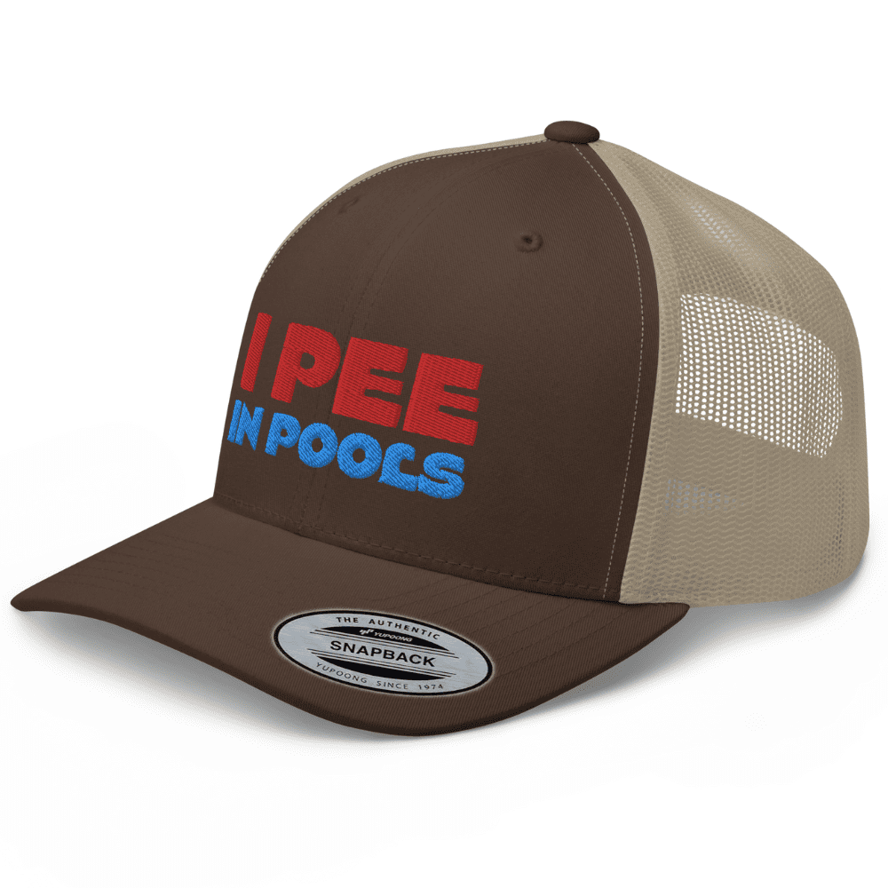 RIVEMUG I Pee in Pools Embroidered | Funny Gag Gift Joke | Curved Bill ...