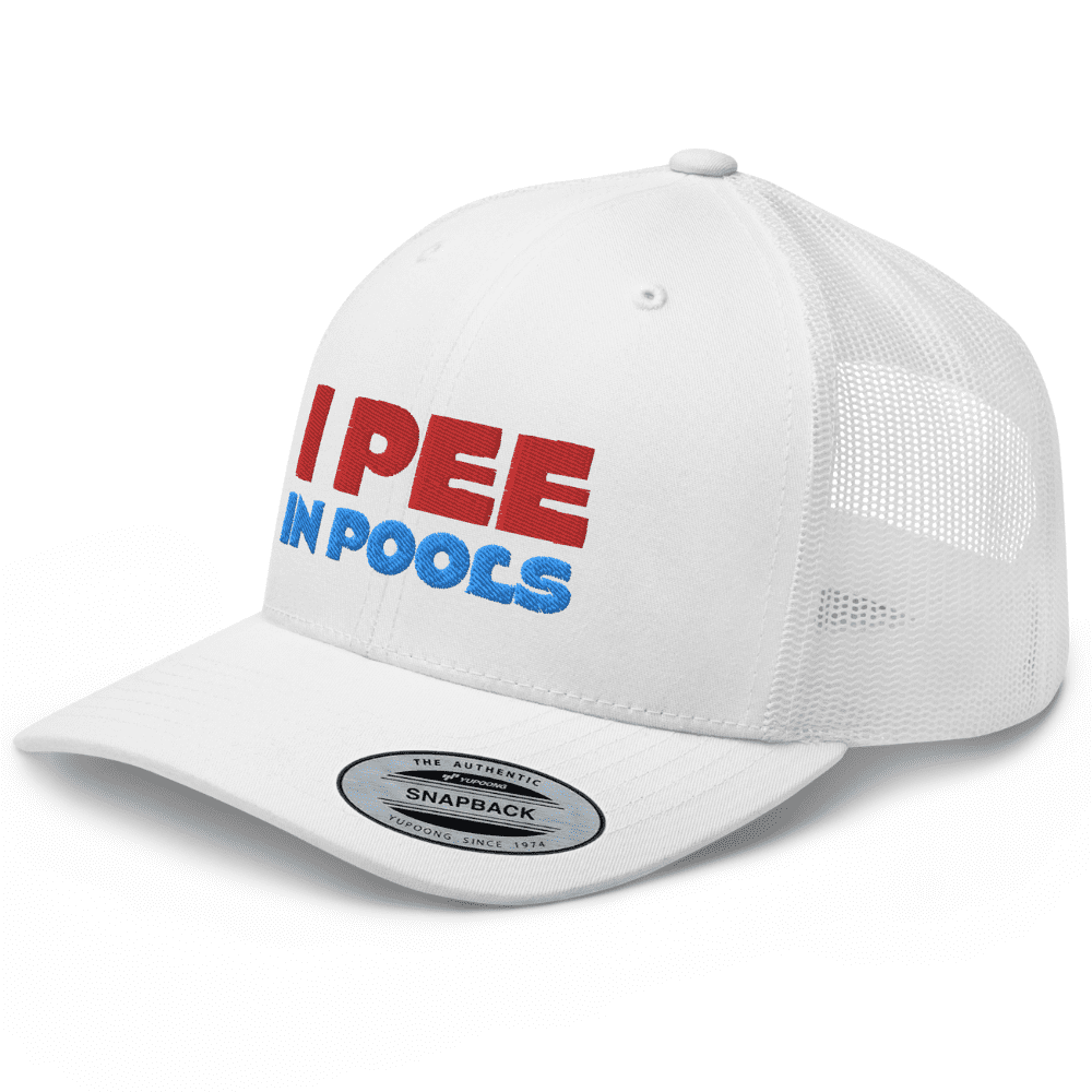 RIVEMUG I Pee in Pools Embroidered | Funny Gag Gift Joke | Curved Bill ...