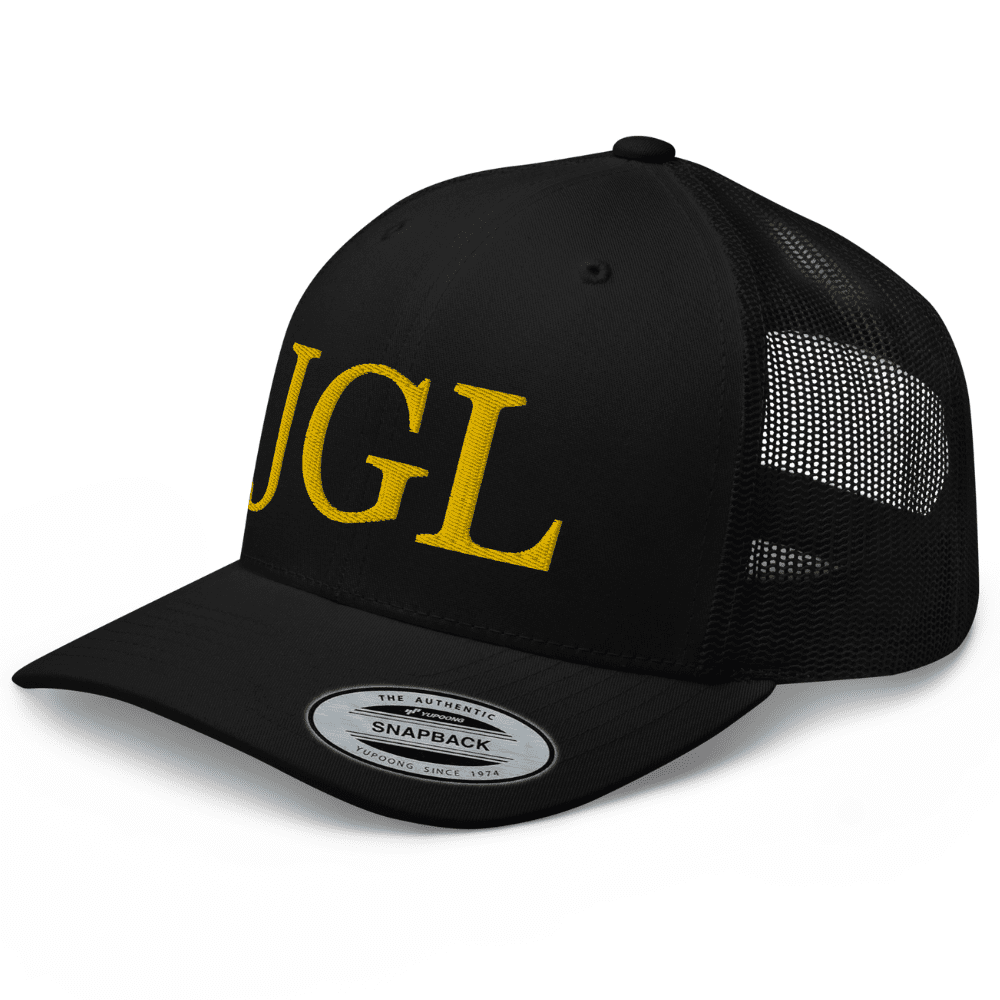 RIVEMUG JGL Gold Embroidered Trucker Hat Chapo Guzman Chapito 701 ...