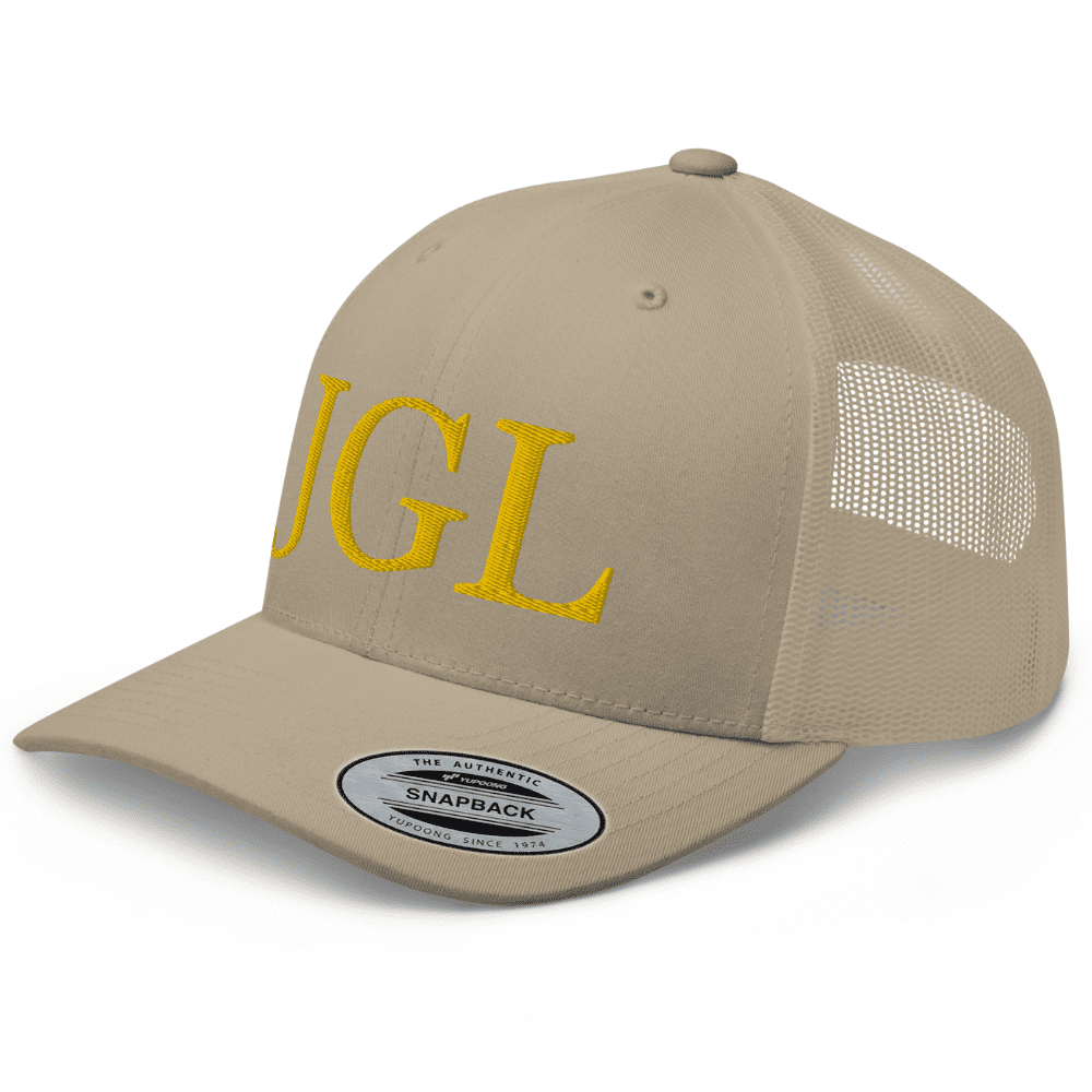 RIVEMUG JGL Gold Embroidered Trucker Hat Chapo Guzman Chapito 701 ...