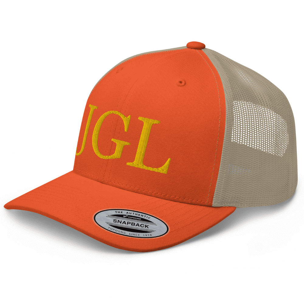 RIVEMUG JGL Gold Embroidered Trucker Hat Chapo Guzman Chapito 701 ...