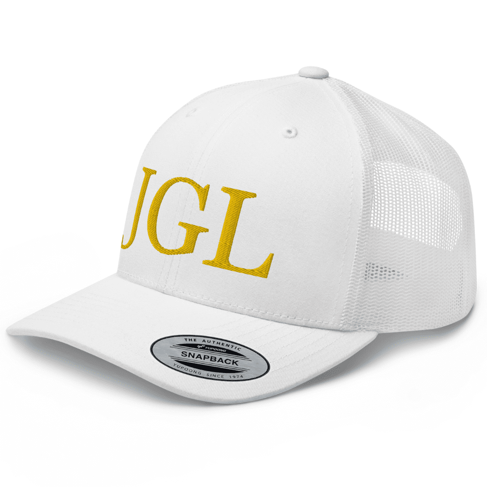 RIVEMUG JGL Gold Embroidered Trucker Hat Chapo Guzman Chapito 701 ...