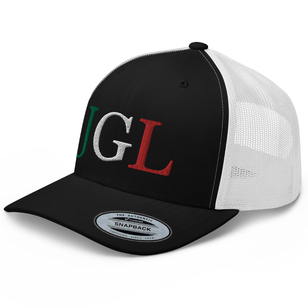RIVEMUG JGL Tri Color Embroidered Trucker Hat Chapo Guzman Chapito 701 ...