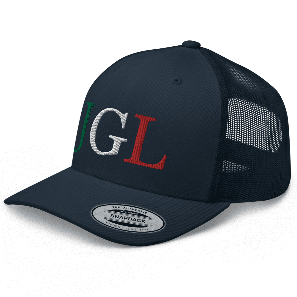 RIVEMUG JGL Tri Color Embroidered Trucker Hat Chapo Guzman Chapito 701 ...