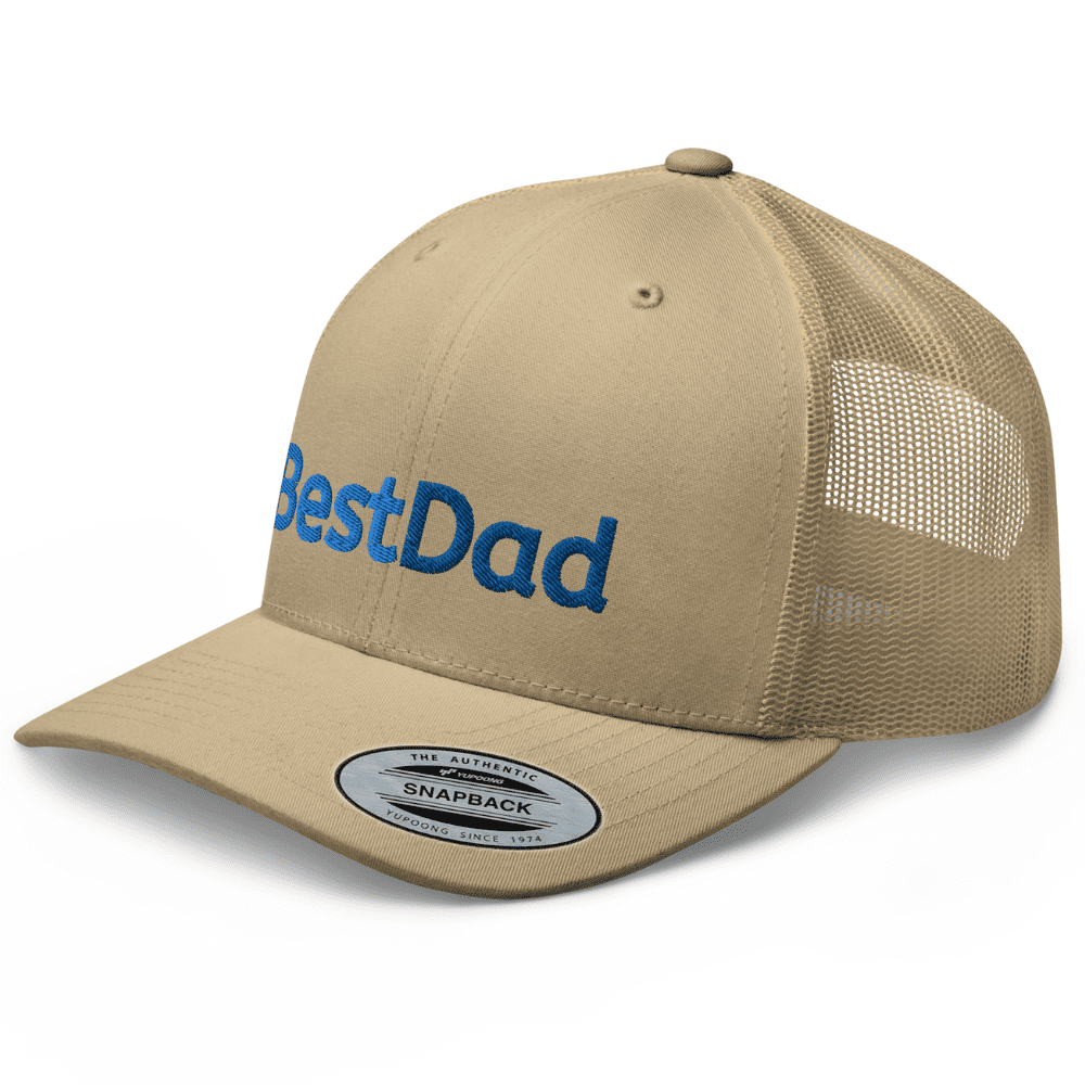 RIVEMUG NG Best Dad Curved Bill Trucker Hat Mid Crown Adjustable Father Gift Daughter Dad Cap ...