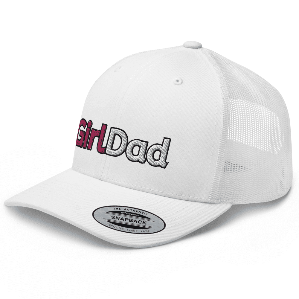 RIVEMUG NG Pink Girl Dad Curved Bill Trucker Hat Mid Crown Adjustable ...