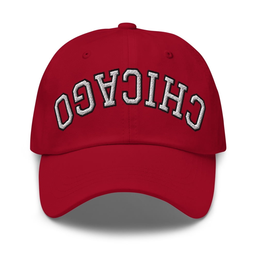 RIVEMUG NX Chicago Upside Down Embroidered Curved Bill Cap Relaxed Fit ...