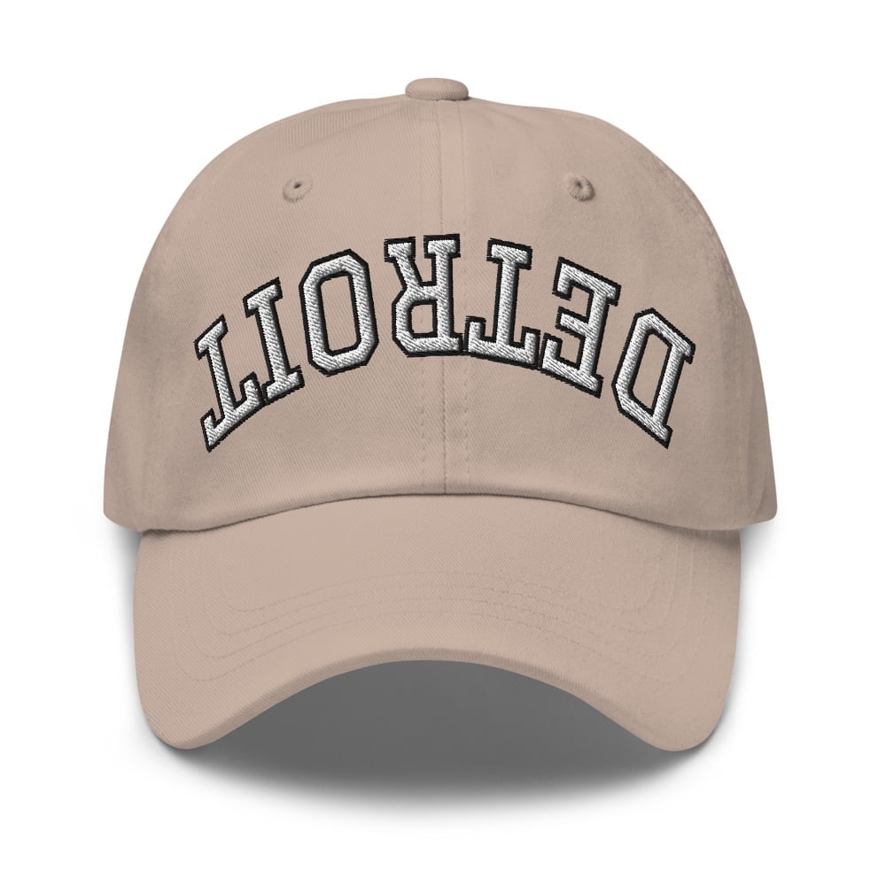 RIVEMUG NX Detroit Upside Down Embroidered Curved Bill Cap Relaxed Fit ...