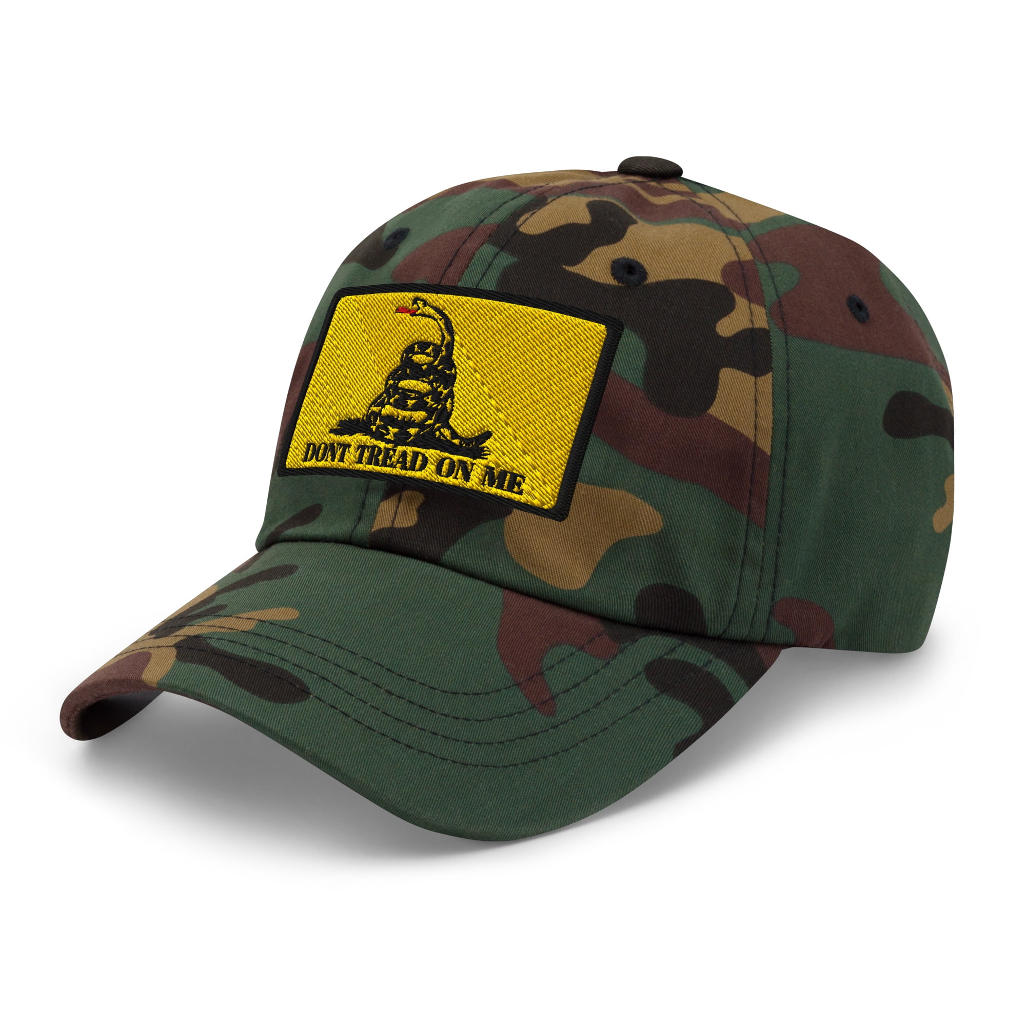 RIVEMUG NX Gadsden Flag Don't Tread On Me Embroidered Curved Bill Cap ...