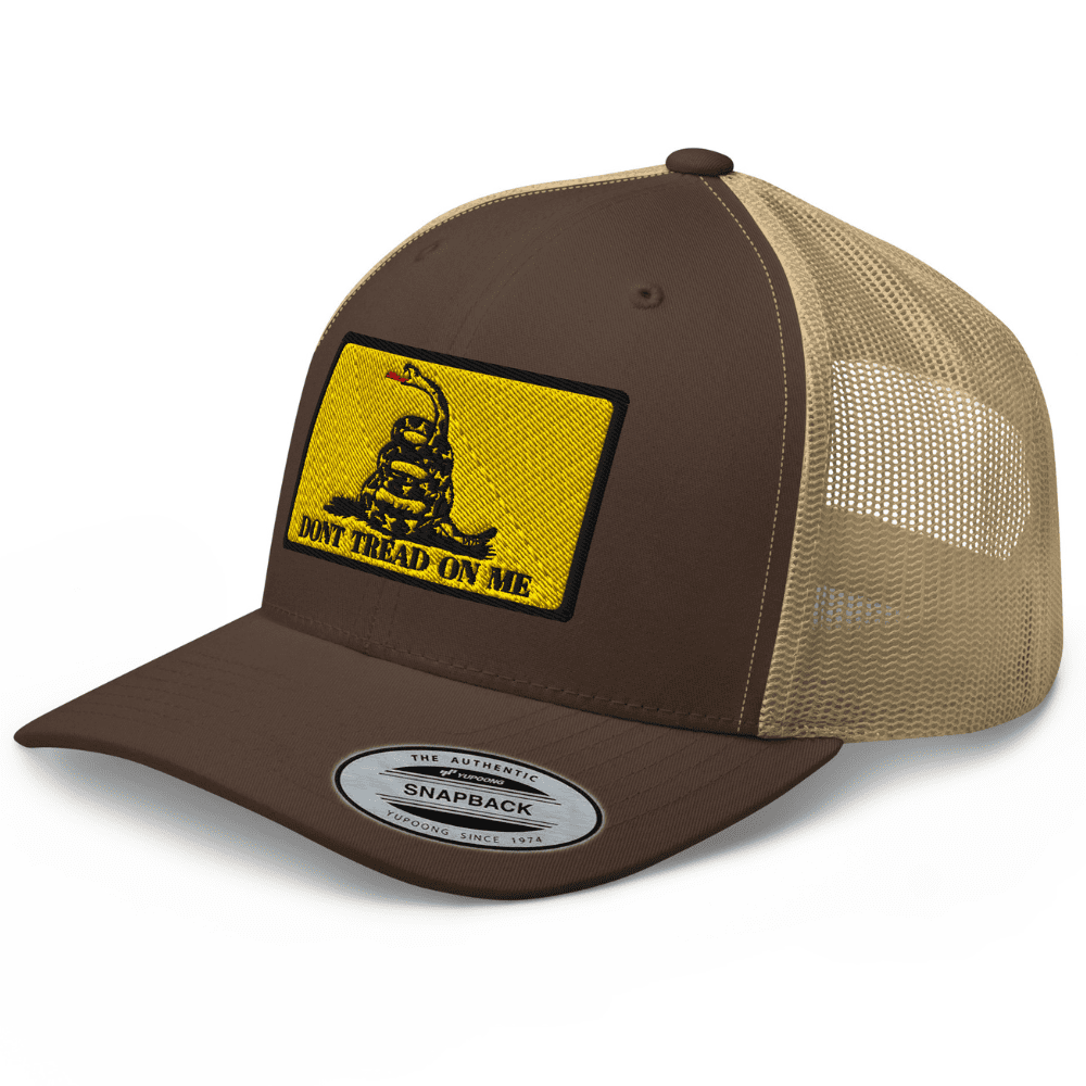 RIVEMUG NX Gadsden Flag Don't Tread On Me Embroidered Trucker Hat ...