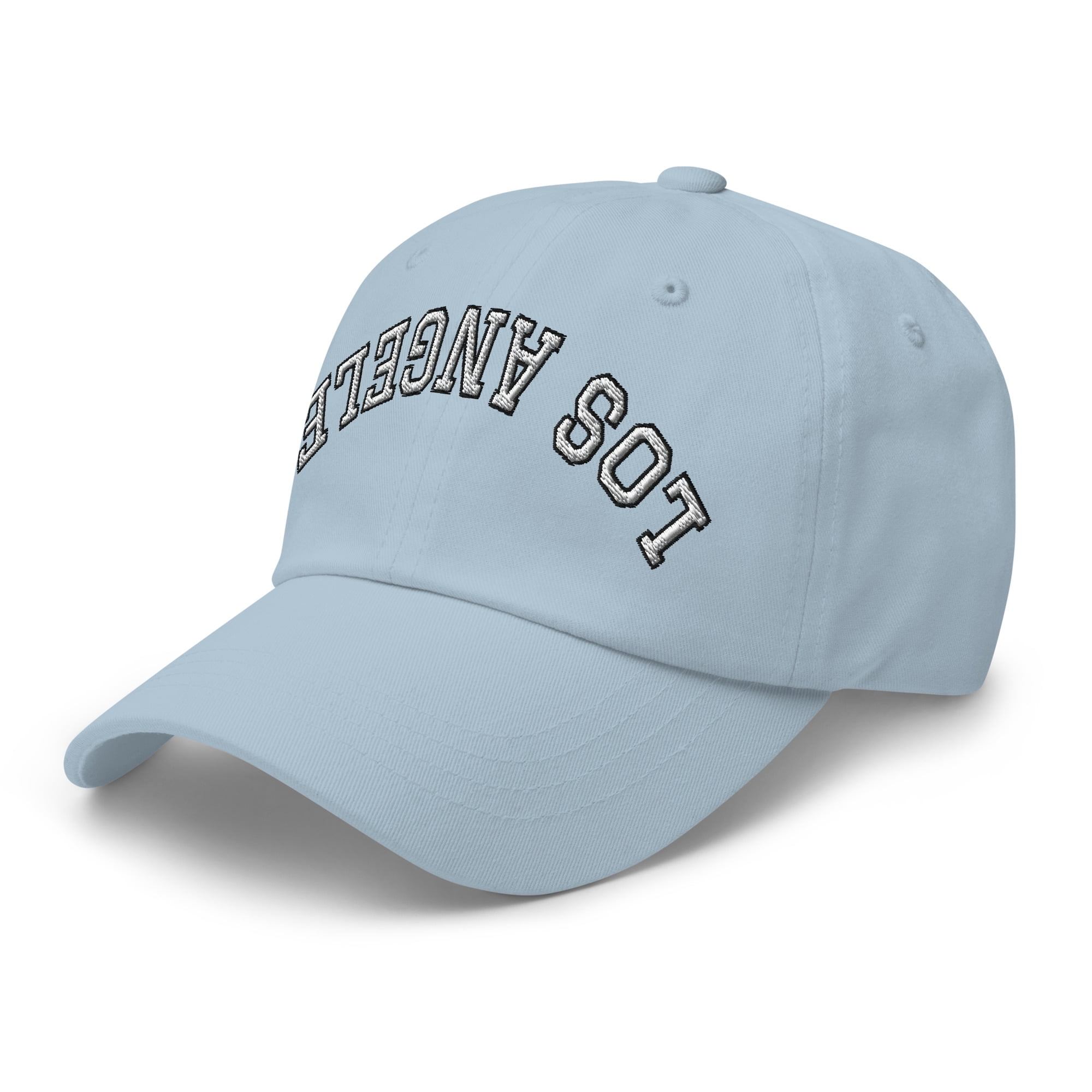 RIVEMUG NX Los Angeles Upside Down Embroidered Curved Bill Cap Relaxed ...