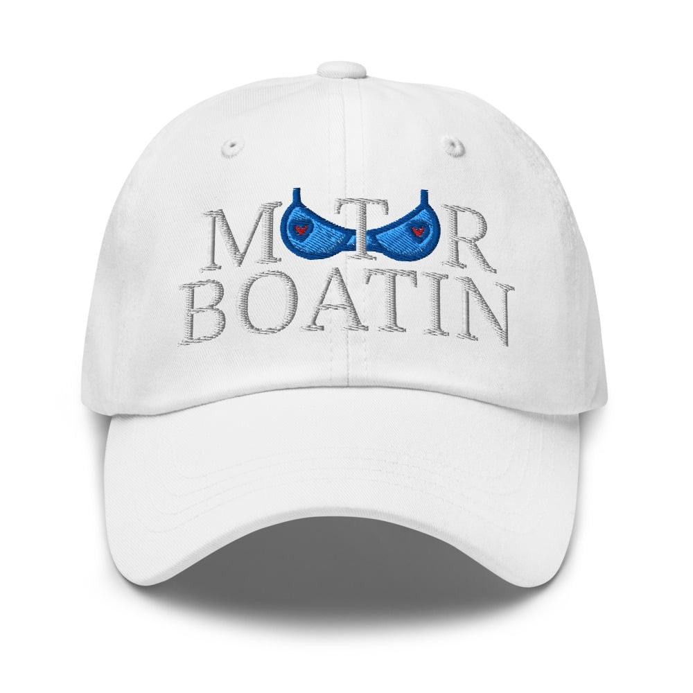 RIVEMUG NX Motor Boatin Embroidered Curved Bill Cap Relaxed Fit Low ...