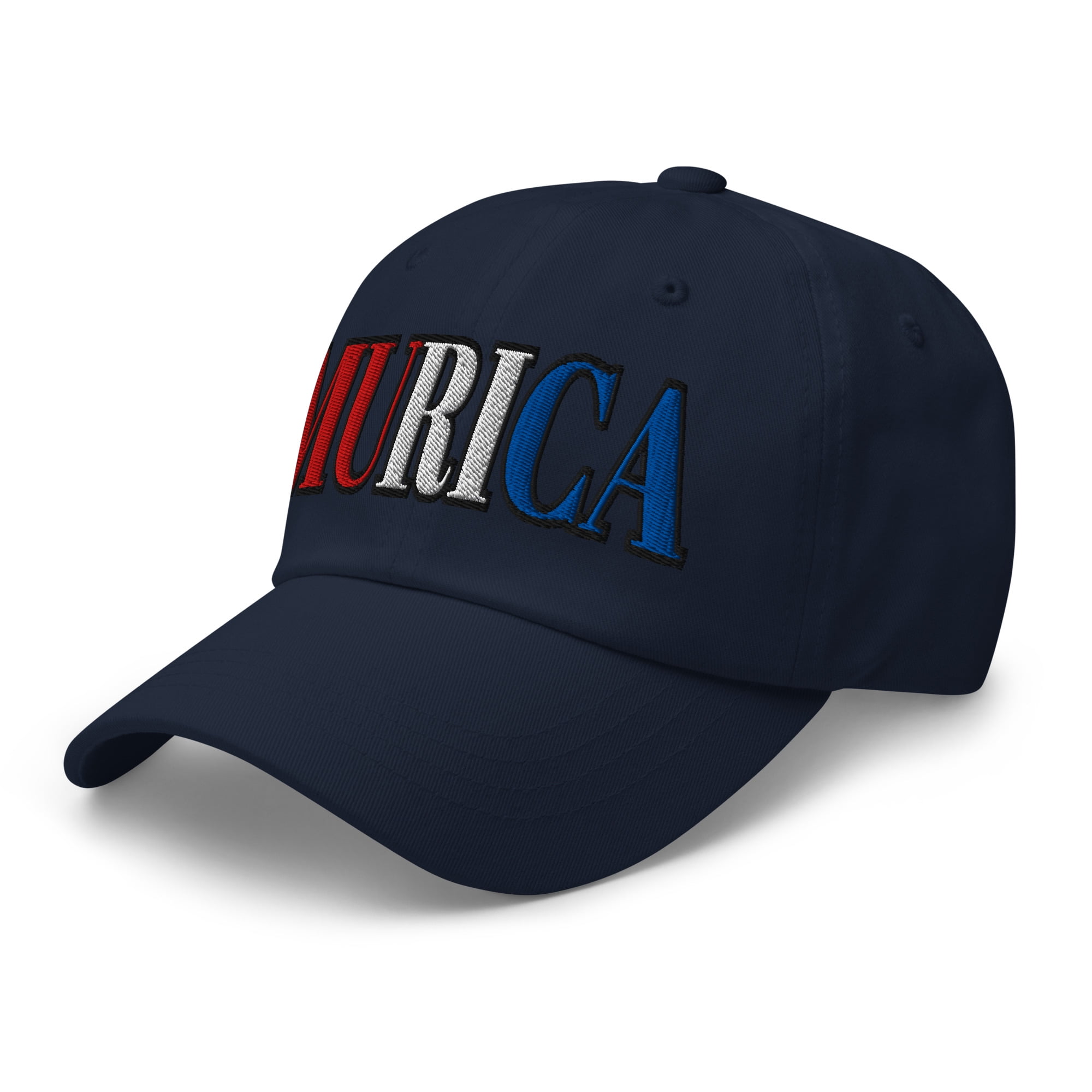 RIVEMUG NX Murica Embroidered Curved Bill Cap Relaxed Fit Low Crown ...