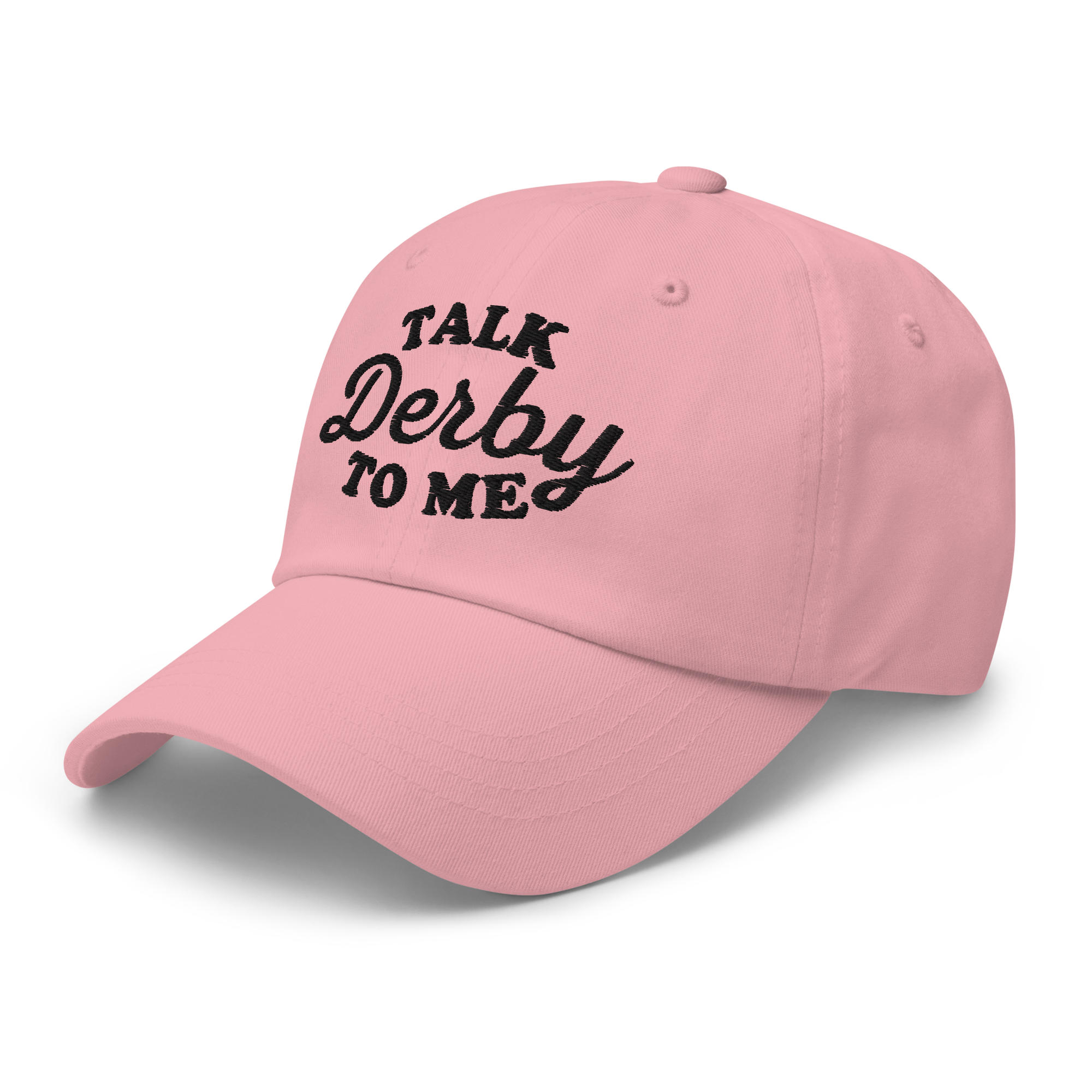 RIVEMUG NX Talk Derby To Me Embroidered Curved Bill Cap Relaxed Fit Low ...