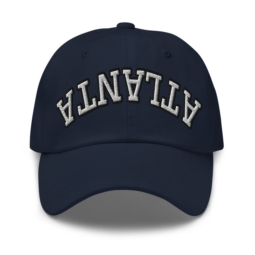 RIVEMUG NX Upside Down Atlanta Cap Embroidered Curved Bill Relaxed Fit ...