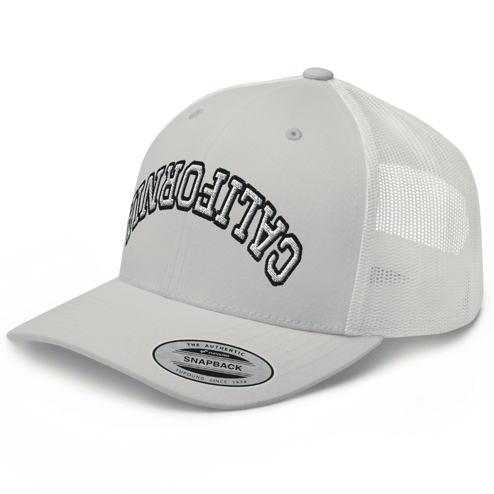 RIVEMUG NX Upside Down California Trucker Hat Embroidered Curved Bill ...