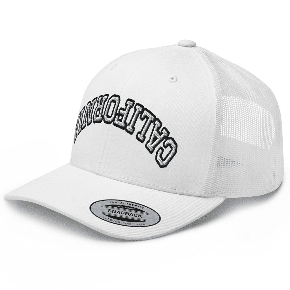 RIVEMUG NX Upside Down California Trucker Hat Embroidered Curved Bill ...