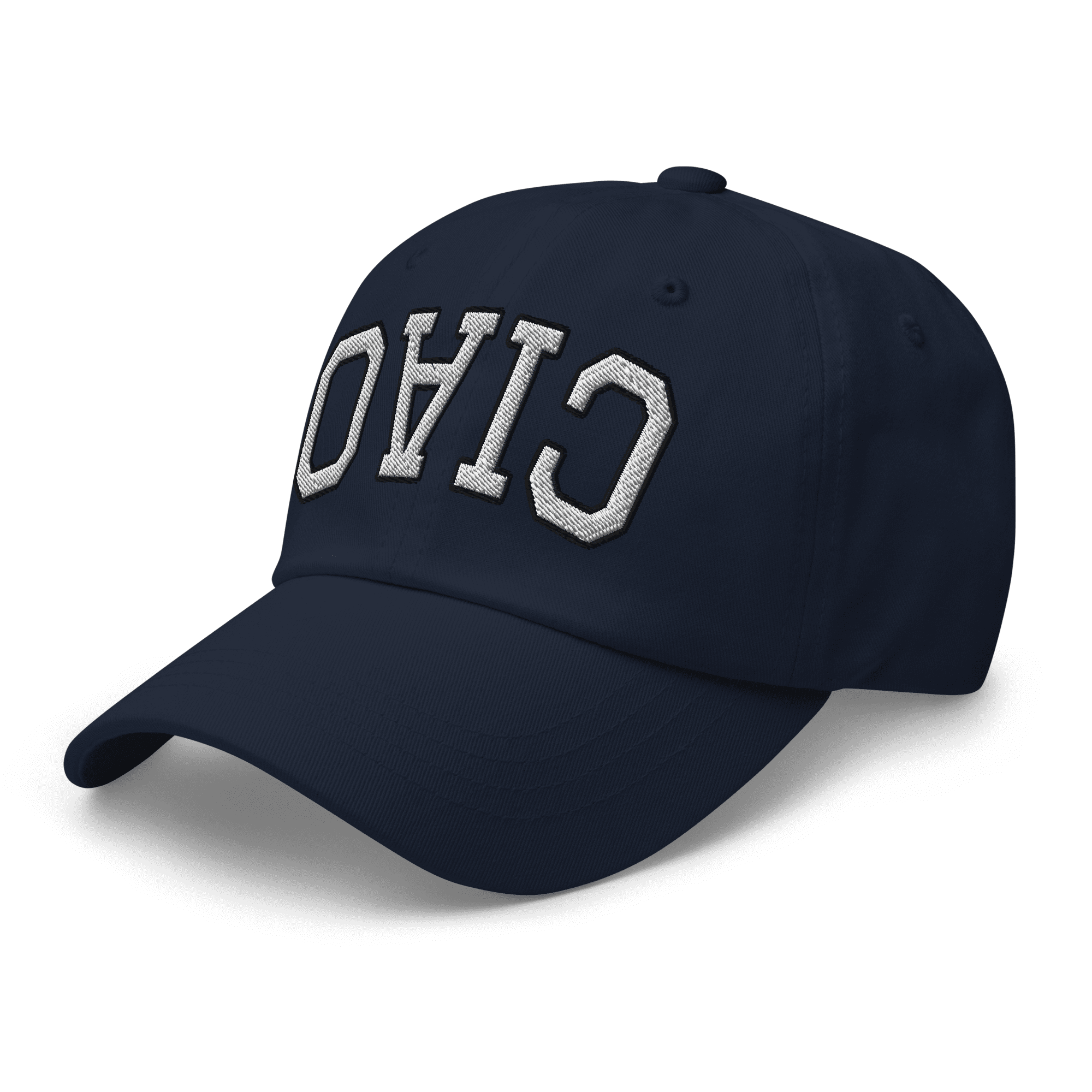 RIVEMUG NX Upside Down Ciao Cap Embroidered Curved Bill Relaxed Fit Low ...