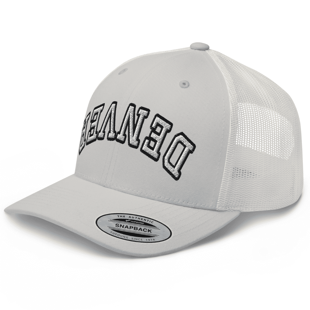 RIVEMUG NX Upside Down Denver Trucker Hat Embroidered Curved Bill Mid ...