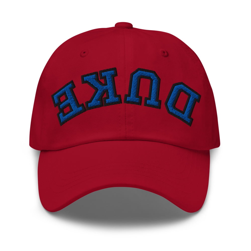 RIVEMUG NX Upside Down Duke Embroidered Curved Bill Cap Relaxed Fit Low ...