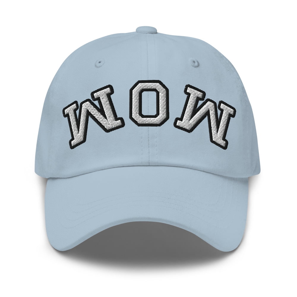 RIVEMUG NX Upside Down Mom Embroidered Curved Bill Cap Relaxed Fit Low ...