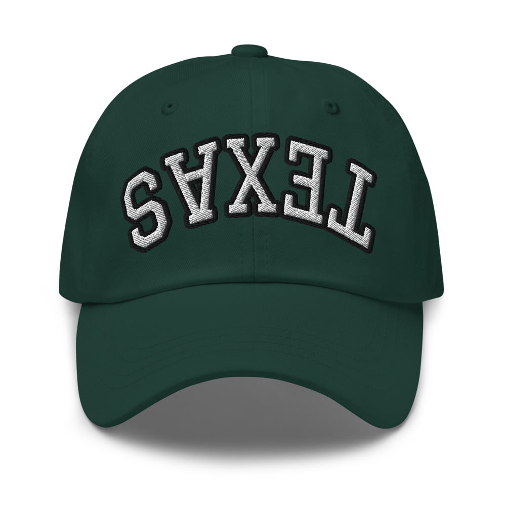 RIVEMUG NX Upside Down Texas Embroidered Curved Bill Cap Relaxed Fit ...